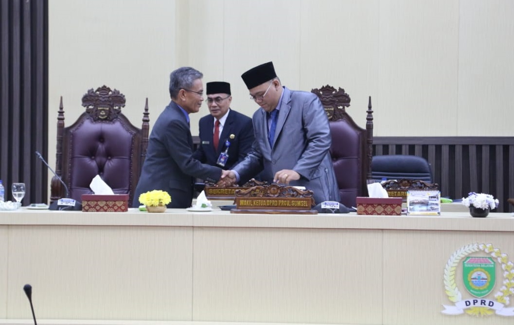 Rapat Paripurna LVII (57) DPRD Sumsel Tentang Penetapan Rencana Kerja ...
