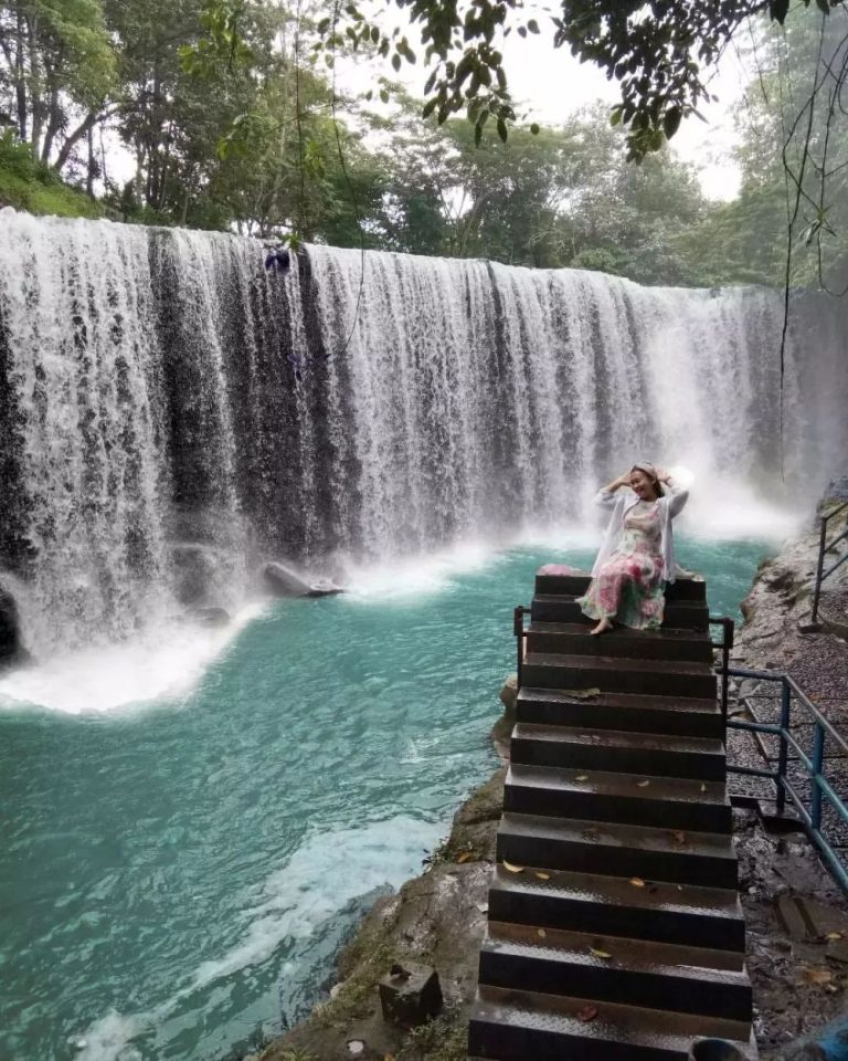 Eloknya Air Terjun Temam Lubuklinggau, Wisata Favorit Turis Korea dan ...