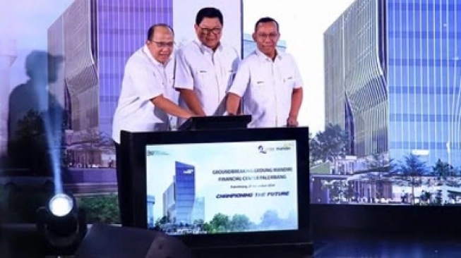 Gedung Mandiri Financial Center Palembang Resmi Dibangun, Dirut Bank ...